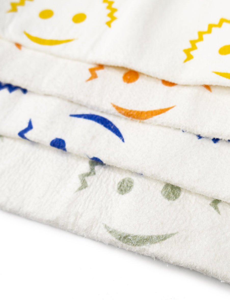 Scrub Daddy Streakless Cloths (4ct) - Reusable Paper Towel Cloth ...